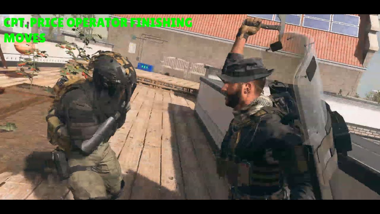 Captain Price operator finishing move montage II CALL OF DUTY:MODERN ...