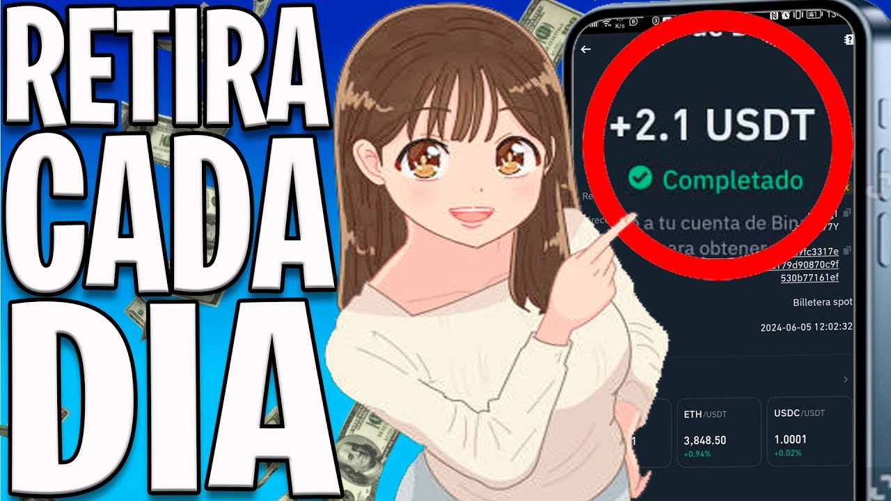 $2 TODOS LOS DIAS! NUEVA APP SEGURA para GANAR USDT 2024 + COMPROBANTE DE PAGO - YouTube
