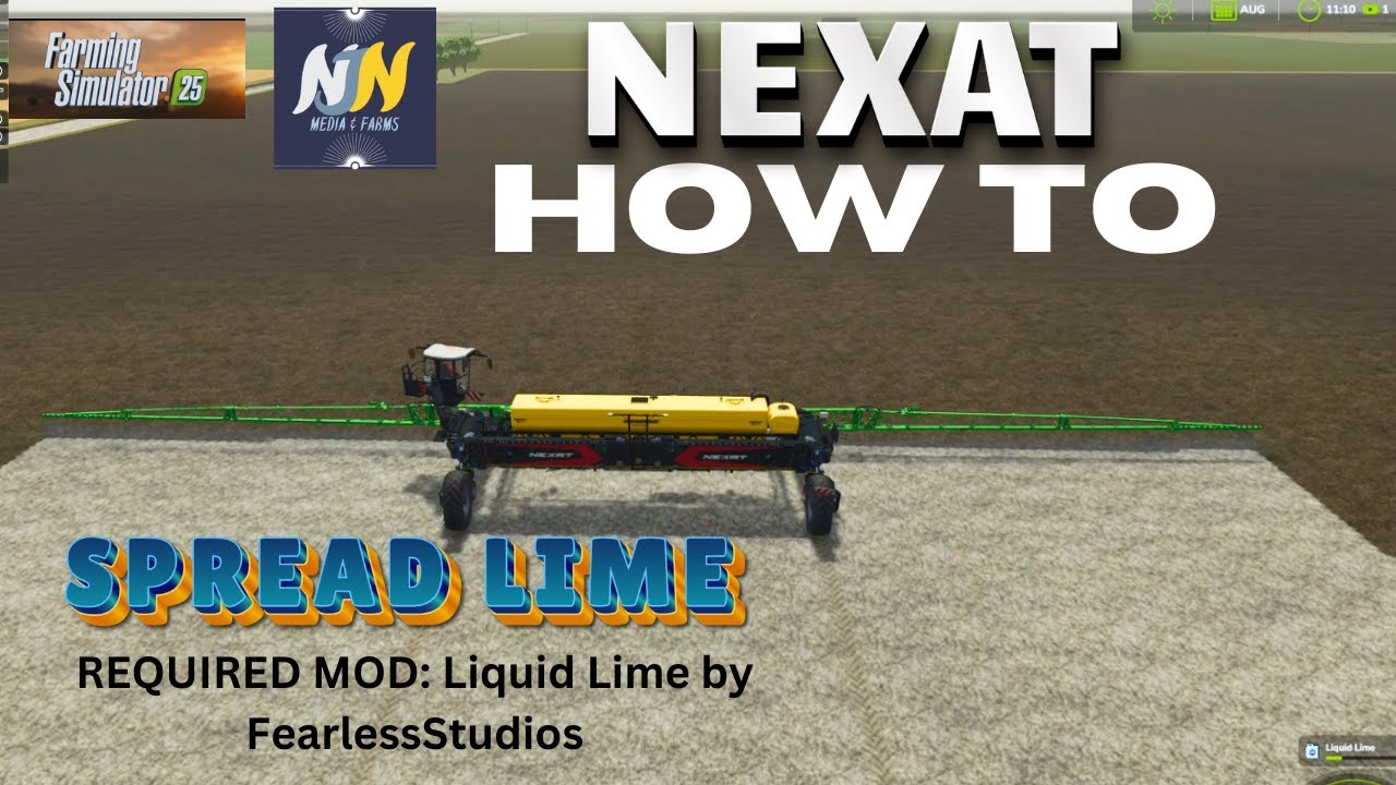 FS25 - NEXAT - HOW TO - LIME - YouTube