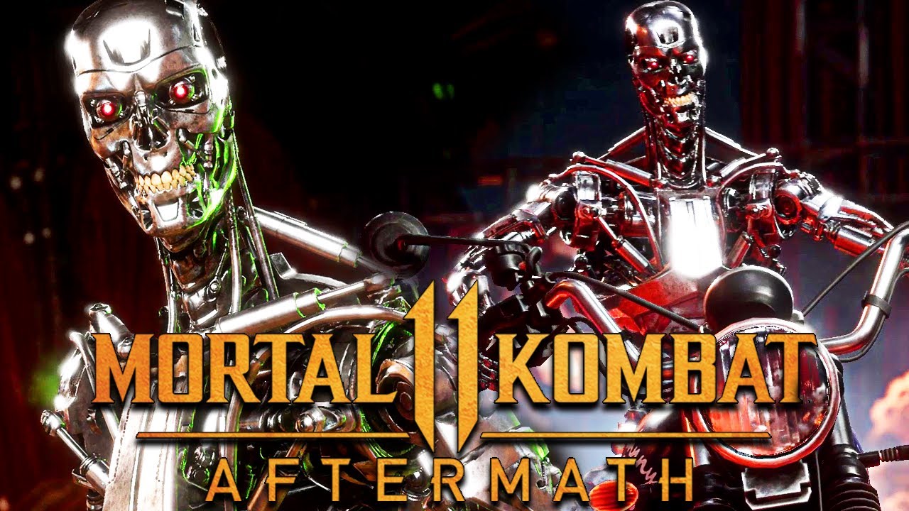 Mortal Kombat 11 - TERMINATOR Exoskeleton Victory Poses - YouTube
