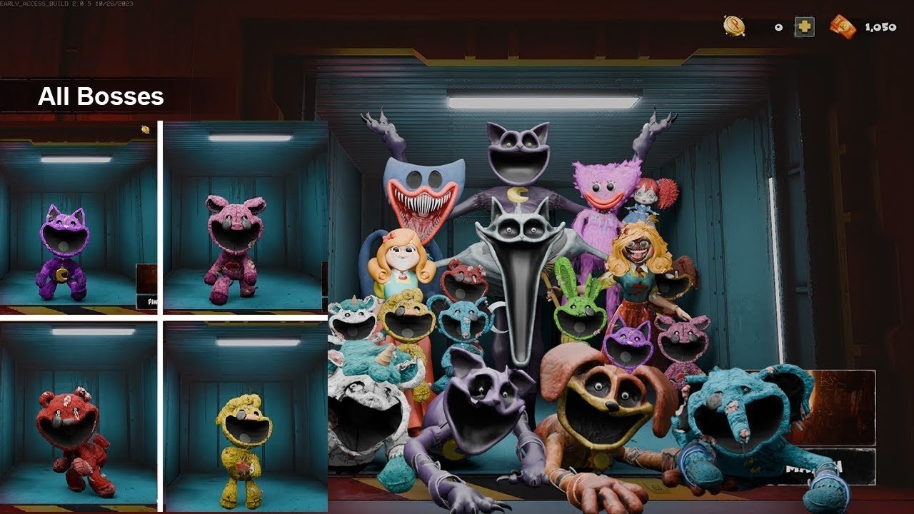 Project: Playtime catnap and Miss Delight - Select Menu All New Bosses ...