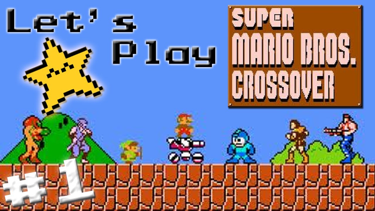 Let's Play Super Mario Bros. Crossover 2.0 [1] World 1 - YouTube