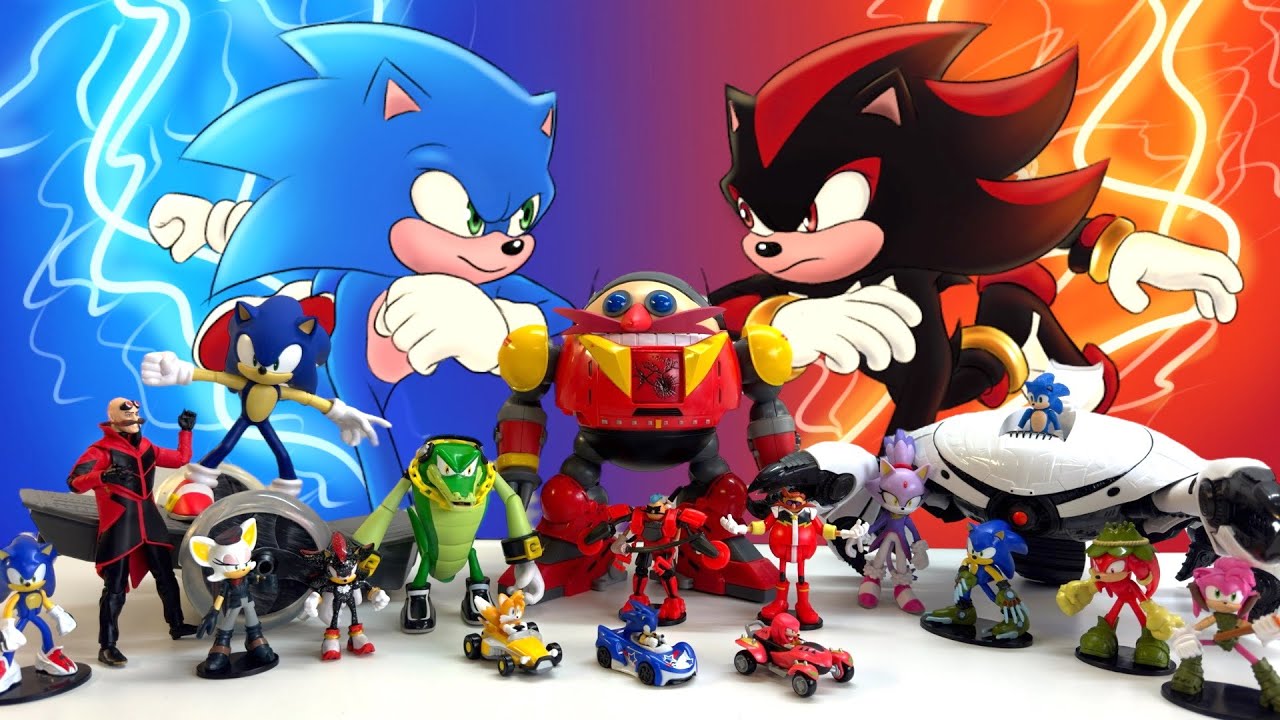 Sonic The Hedgehog 3 Movie Toys Review | Crab Mech Battle | IVO ...