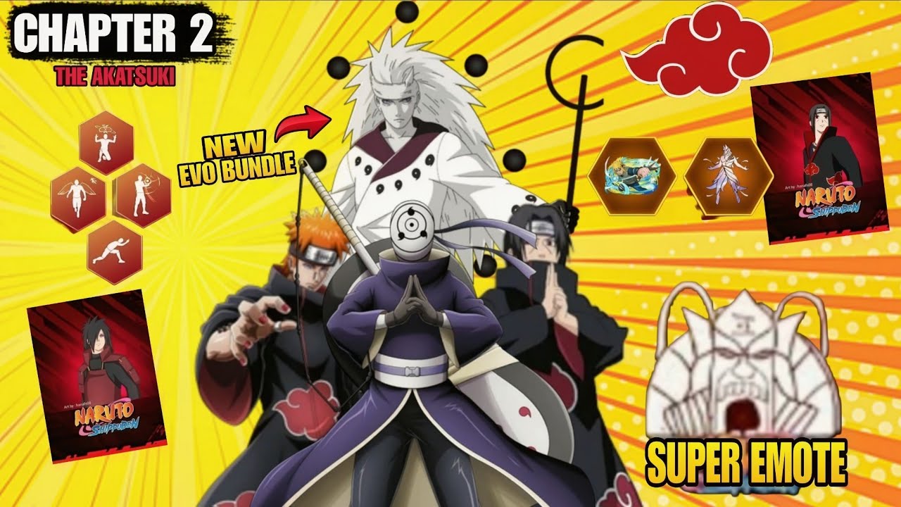 NARUTO CHAPTER 2 FREE FIRE 💀🔥l MADARA, ITACHI, BUNDLE l FREE FIRE NEW ...