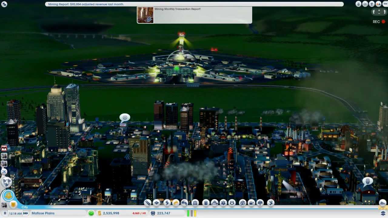 International Airport Open in Simcity 2013, 720p HD - YouTube
