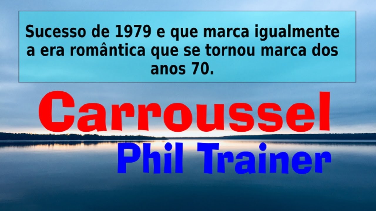 255 CARROUSSEL PHIL TRAINER - YouTube