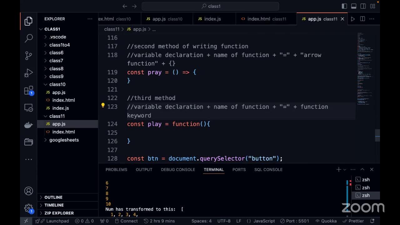 Javascript tutorial for beginners - class 2 - YouTube
