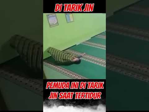 DI TARIK JIN SAAT TIDUR #ghost #hantu #Shorts