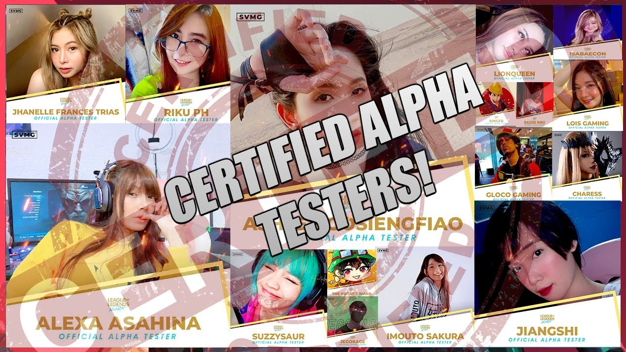 LIST OF ALPHA TESTERS ON THE PHILIPPINES!!!! - YouTube