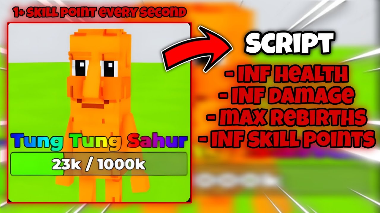 [⛄] 1+ SkillPoint Every Second Op Script - No Key, INF, Health, Damage ...
