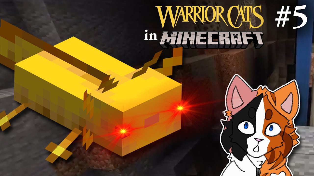 The CURSED Axolotl | Warrior Cats in Minecraft HARDCORE SMP: Episode 5 ...