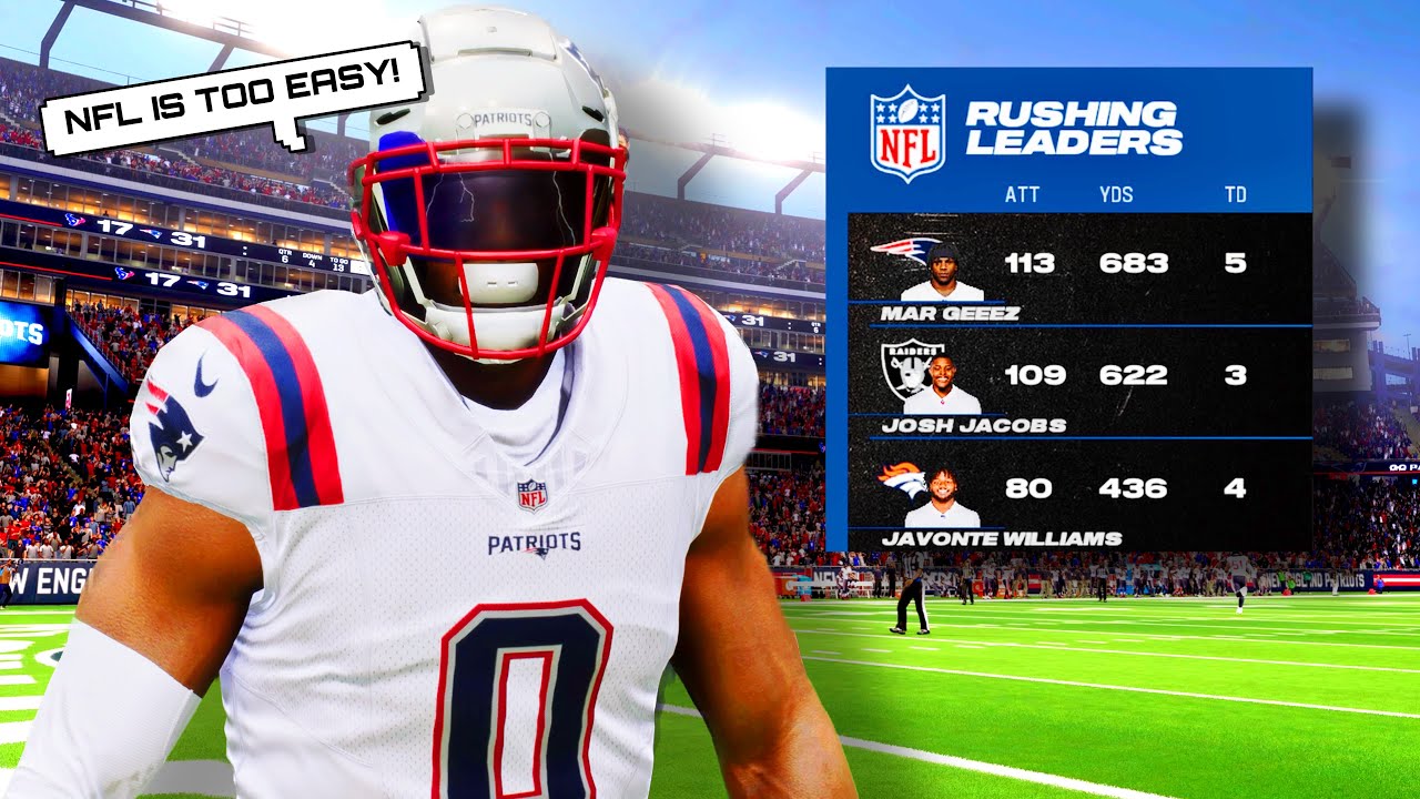 Taking Over The NFL As A Rookie RB! - YouTube