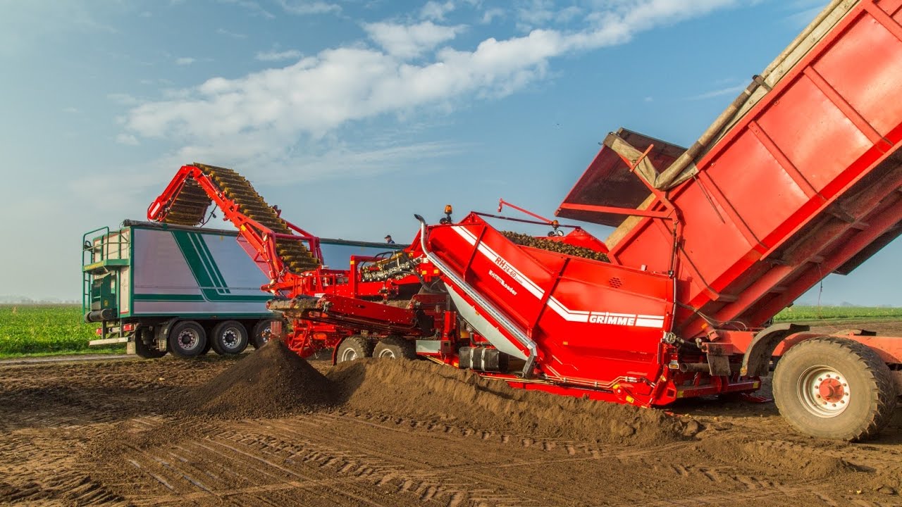 GRIMME CleanLoader | Field Loader for potatoes and vegetables - YouTube