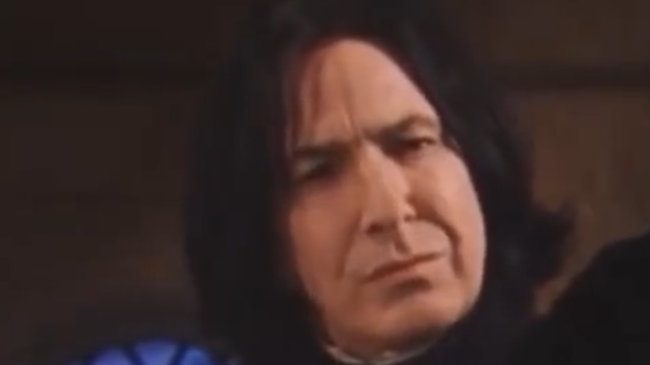 snape being dramatic for 2 minutes straight - YouTube