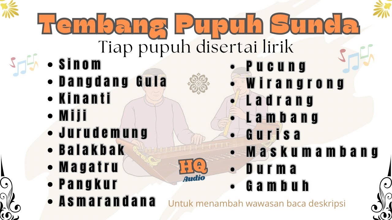 17 TEMBANG PUPUH SUNDA - YouTube