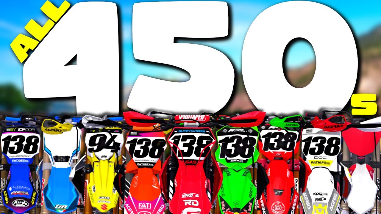 A SUPERCROSS SET UP FOR EVERY 450 IN MX BIKES! - YouTube