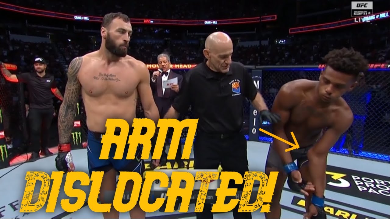 Arm COMPLETELY DISLOCATED! UFC 263: Paul Craig vs Jamahal Hill - YouTube
