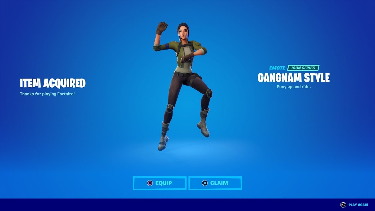 HOW TO GET NEW GANGNAM STYLE EMOTE IN FORTNITE! - YouTube