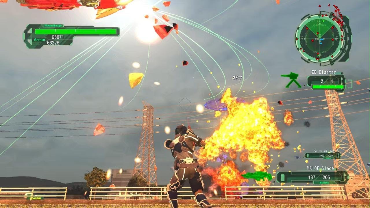 Just for fun run Earth Defense Force 6 Mission 27 The Red Machines ...