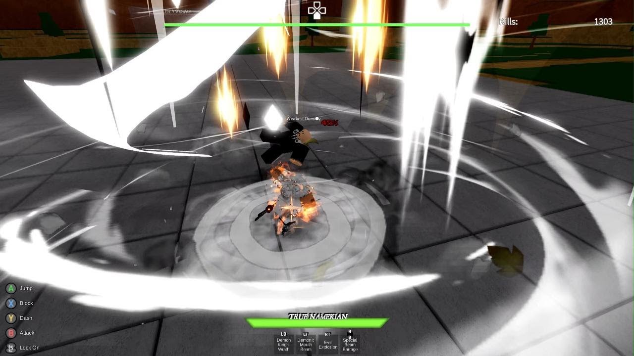 Roblox Piccolo New Move Special Beam Barrage (Z Battlegrounds) - YouTube