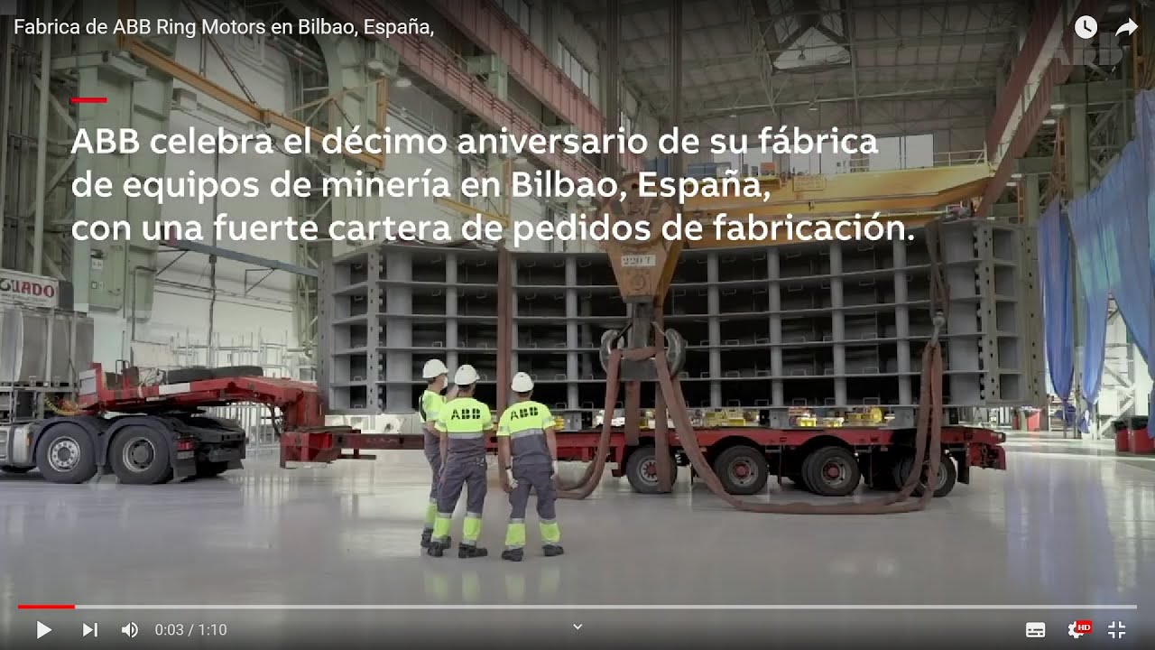 Fabrica de ABB Ring Motors en Bilbao, España, - YouTube