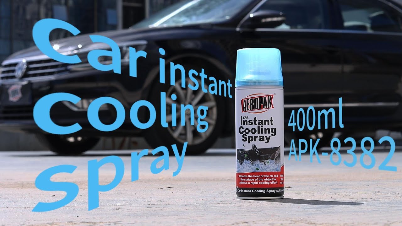 Too Hot！Aeropak Car instant cooling spray - YouTube