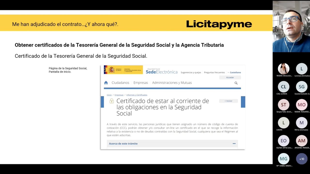 Webinar: Me han adjudicado el contrato ¿Y ahora qué? - YouTube