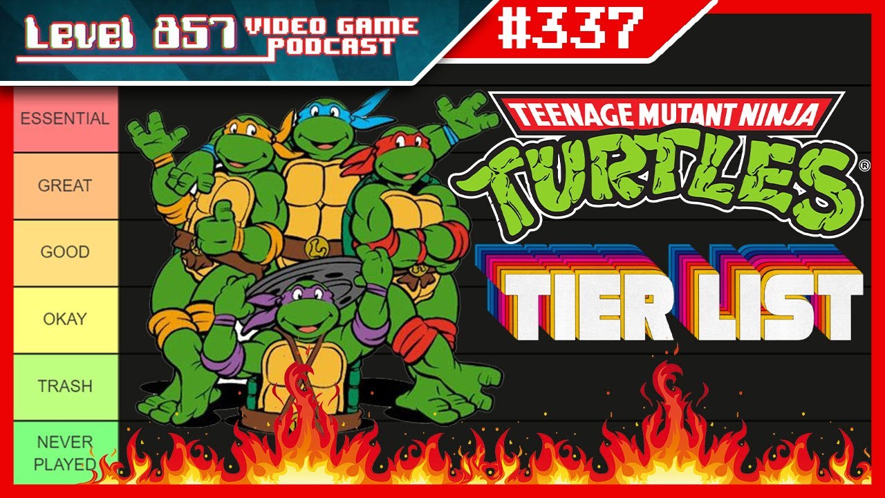 We Construct The Ultimate TMNT Video Game Tier List! - YouTube