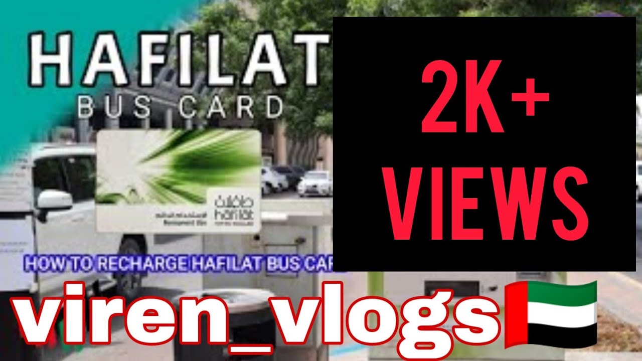 how to get #HAFILAT bus card in Abu Dhabi #abudhabi - YouTube