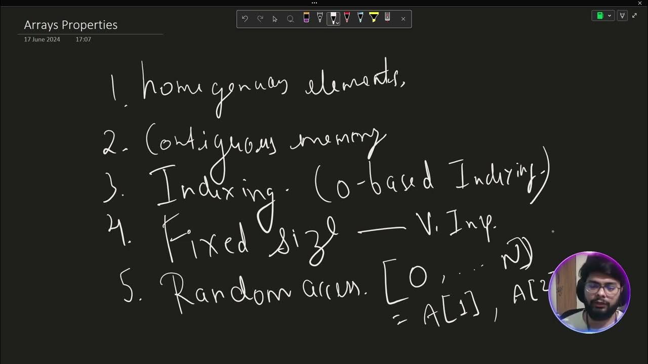 DSA Prep Cohort | Session 1 | Arrays - YouTube
