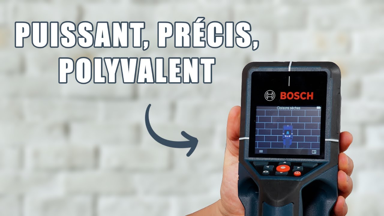 Scanner mural D-TECT 200 C - BOSCH - La pause café de BichonTV - YouTube