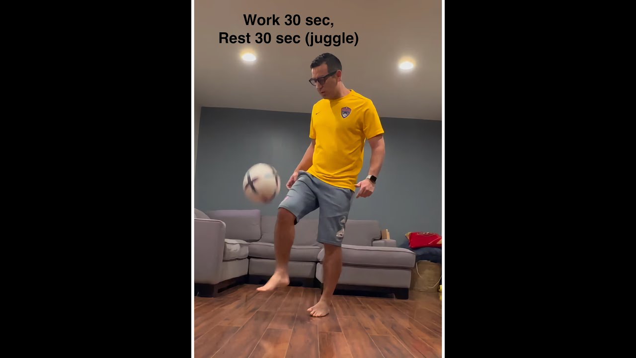 30 sec work, 30 sec Rest (juggle) - YouTube