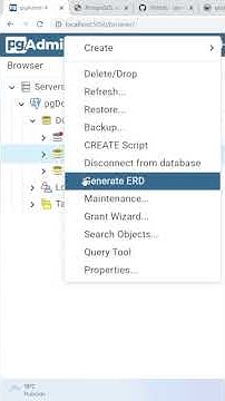Como generar un diagrama de Entidad Relacion ERD de PosgresSQL con el ...