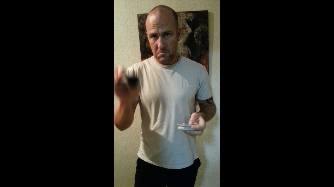 Card tearing, ripping a deck of cards in half. - YouTube