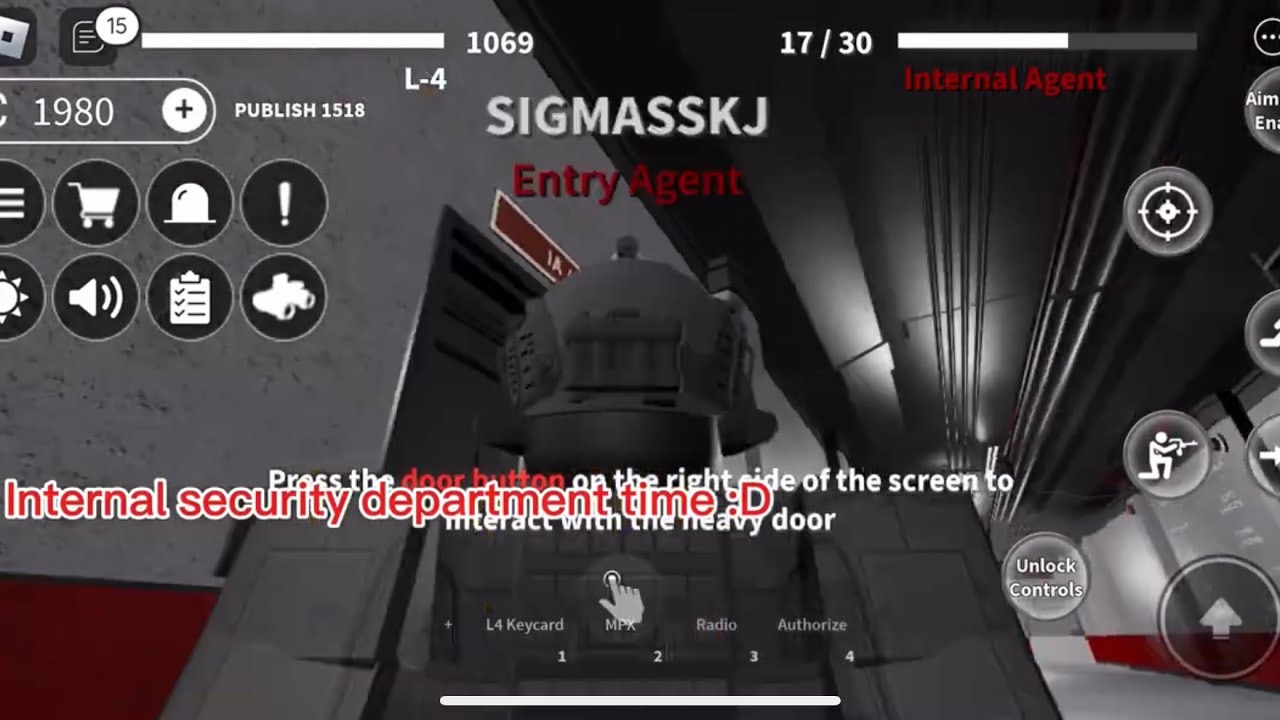 The internal security department experience (scp roplay/part 1) - YouTube