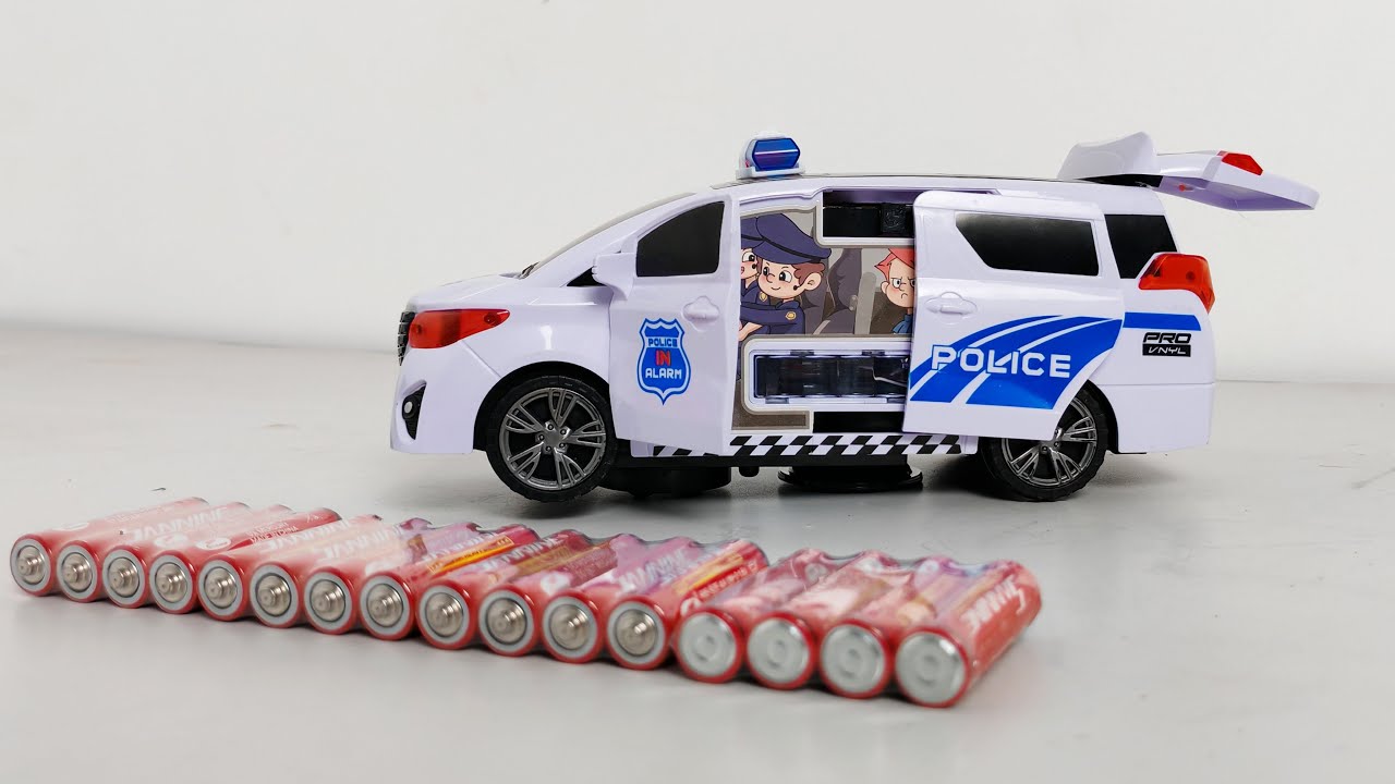 Unboxing Remote Control Police Vehicle - Open The Door Automatically ...