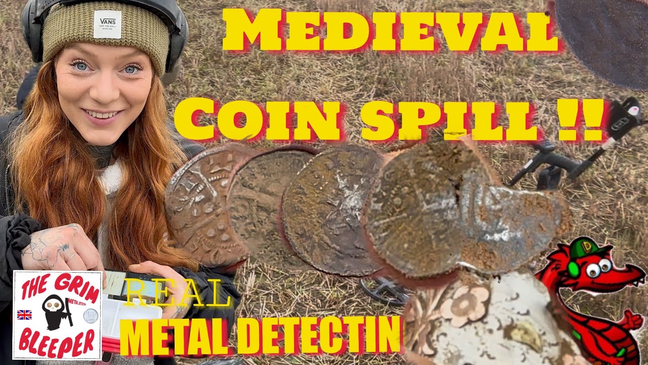 THOUGHT SHE HAD A HOARD.. METAL DETECTING UK !! - YouTube