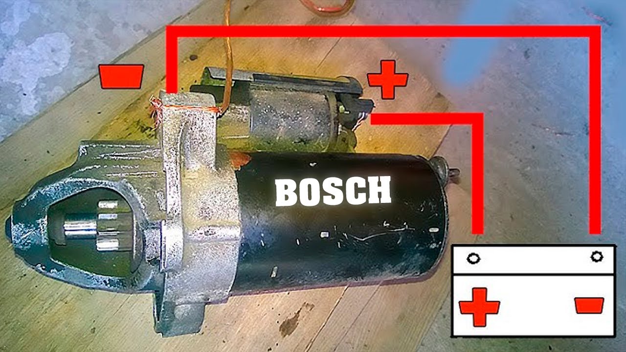 How to Check a Starter Solenoid and Bendix for Proper Operation - YouTube
