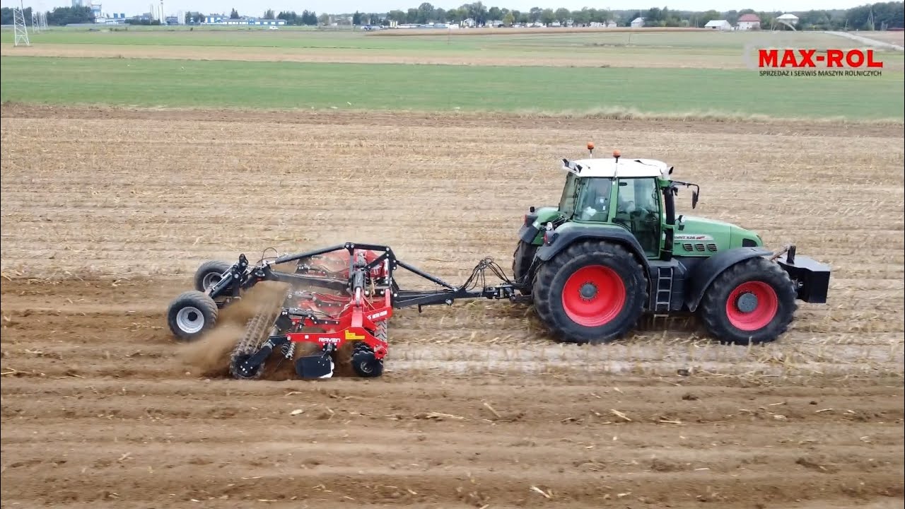 Max-Rol i niezawodny team! Fendt z talerzówką Metal-Fach U710 6m RAVEN ...