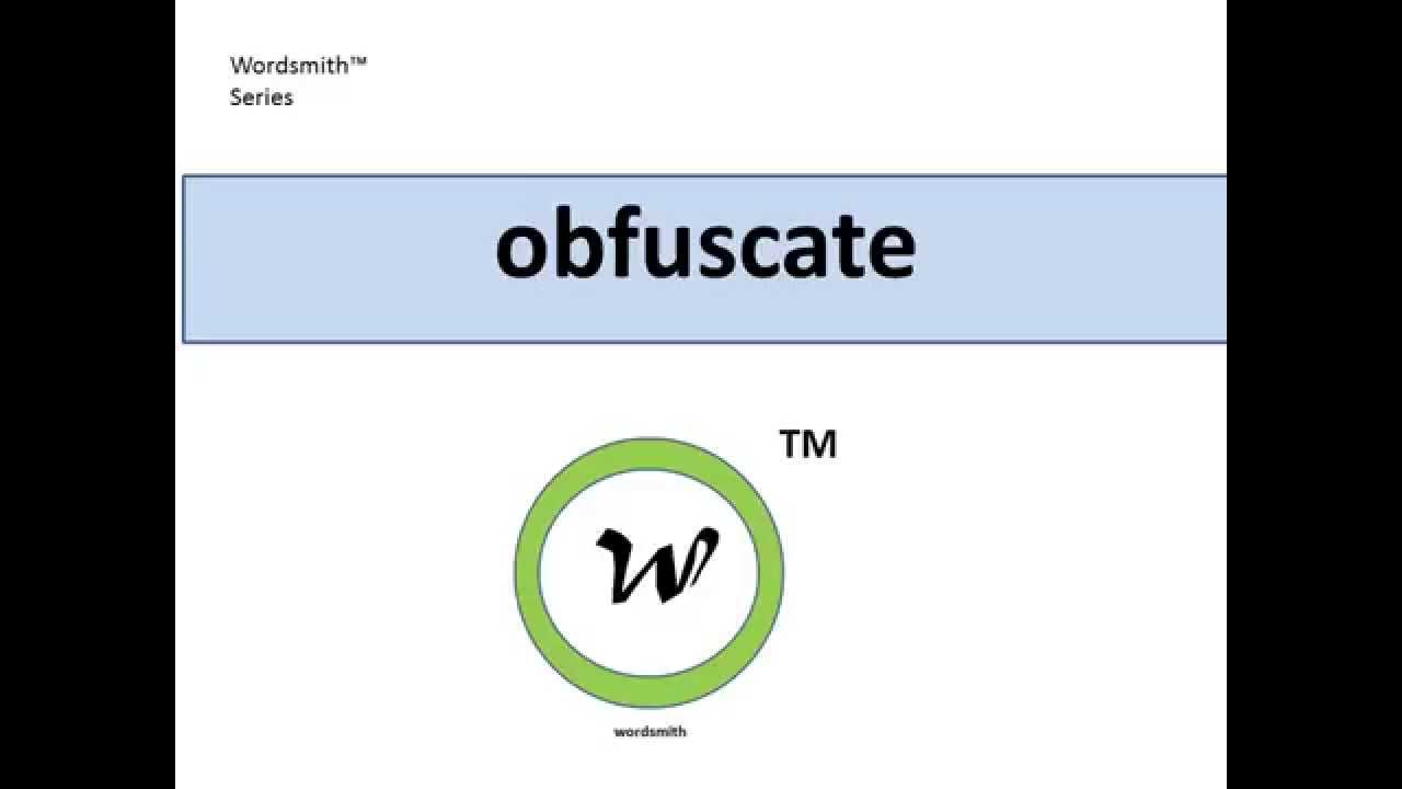 obfuscate 03 with narration - YouTube