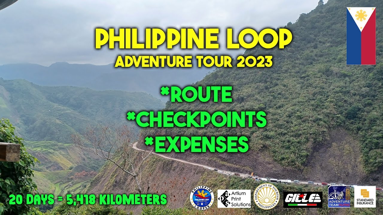 Philippine Loop Expenses, Route, Checkpoints & Ferry Points | 5418KM ...