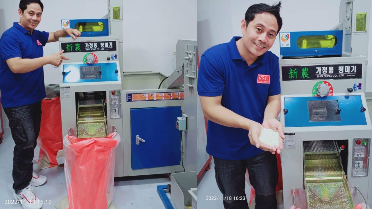 Madali lang pala e operate ang Shin Nong Rice Mill Machine | Demo on ...