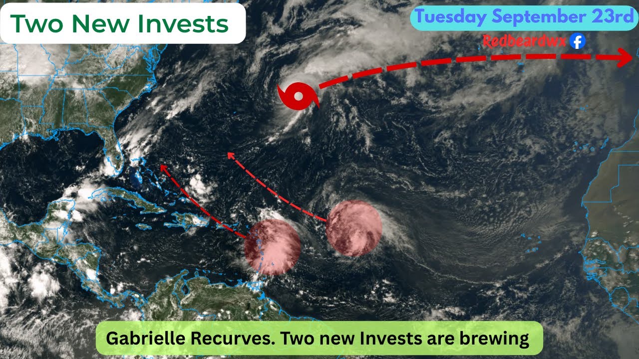 Tropical Update September 23rd Invest 93&94L - YouTube