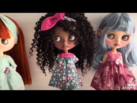 Mis chicas♥️ #blythe #artdoll #muñecas #doll #disney #blythecustom #emodolls