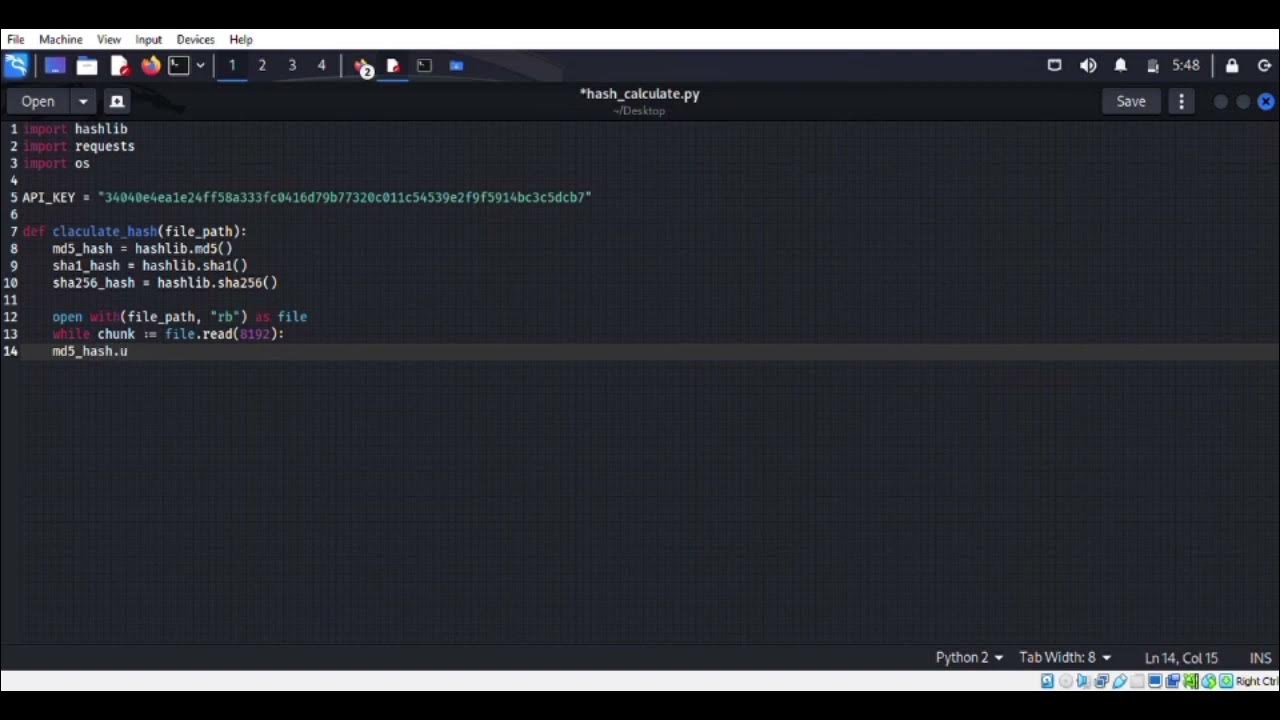 How to determine a malicious file using python program? step by step by Saad Qamar - YouTube