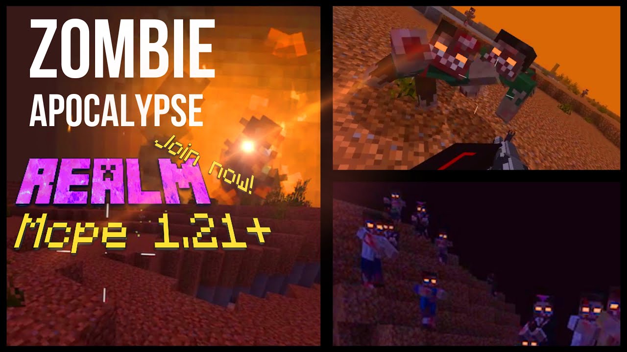 SURVIVING This Zombie Apocalypse War REALM!|ANYONE CAN JOIN TOO ...