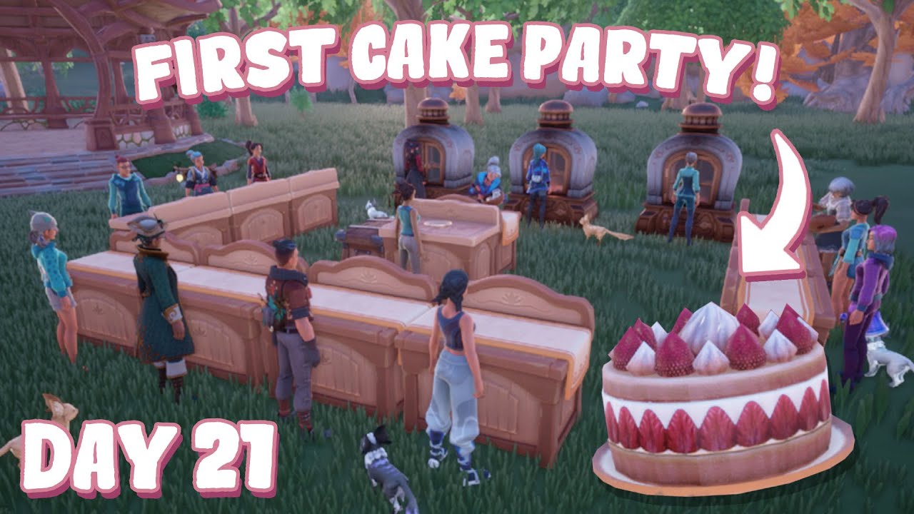 MY FIRST CAKE PARTY! - EP 21 (Let's Play Palia) - YouTube