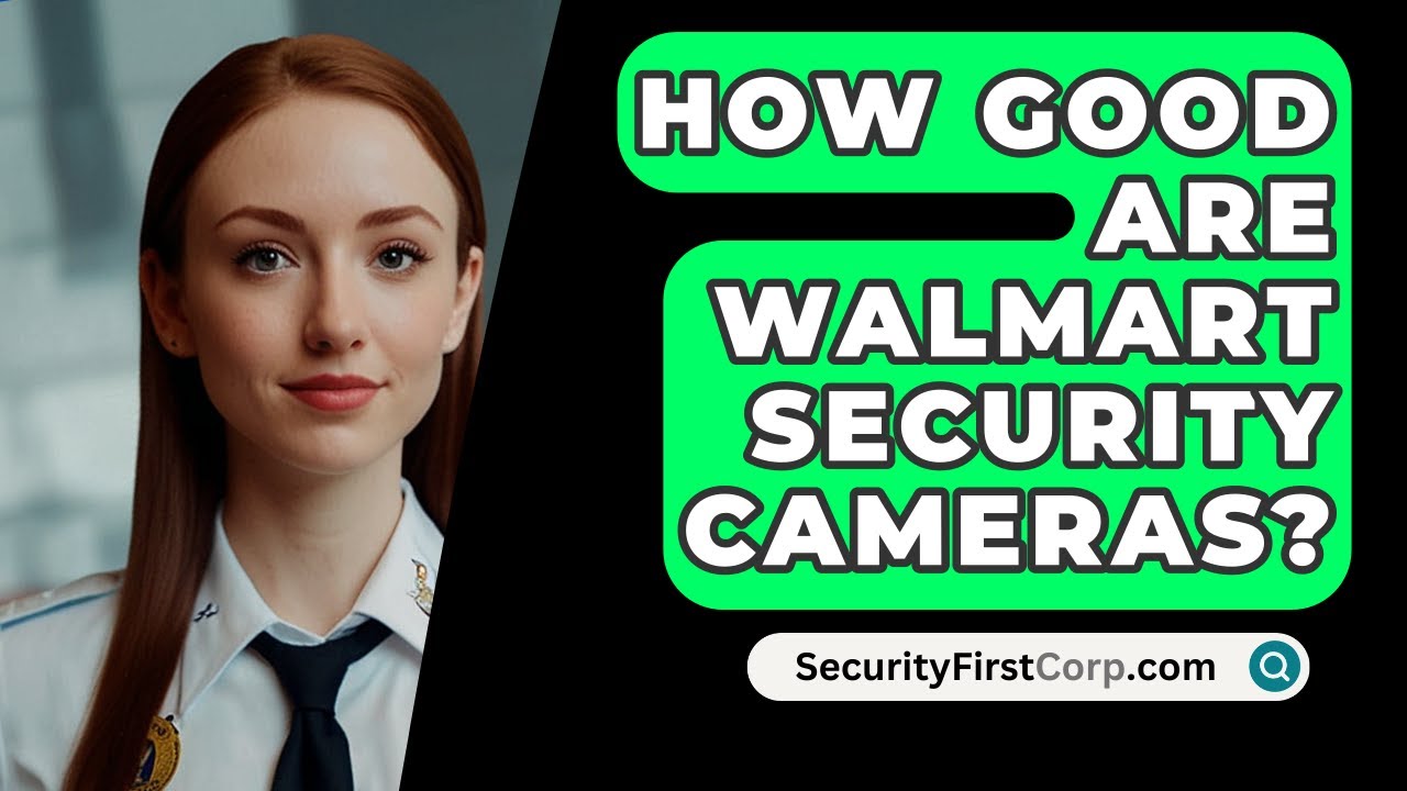 How Good Are Walmart Security Cameras? - SecurityFirstCorp.com - YouTube