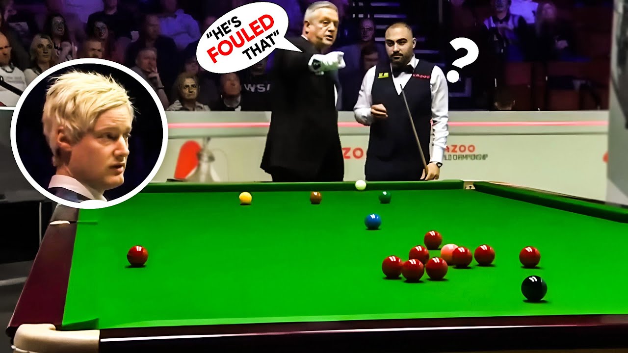 Top Unbelievable Snooker Moments | Fly Menace, Referee Struggles, and ...