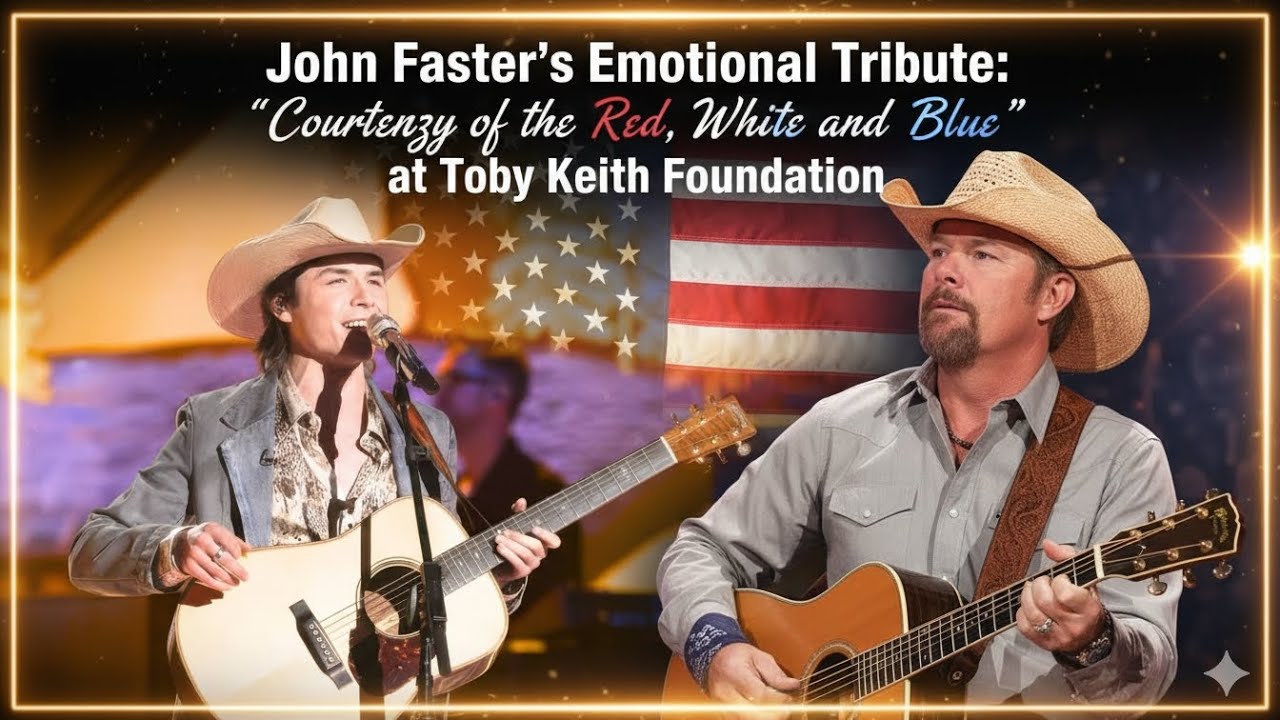 John Faster's Emotional Tribute: 'Courtesy of the Red, White and Blue ...